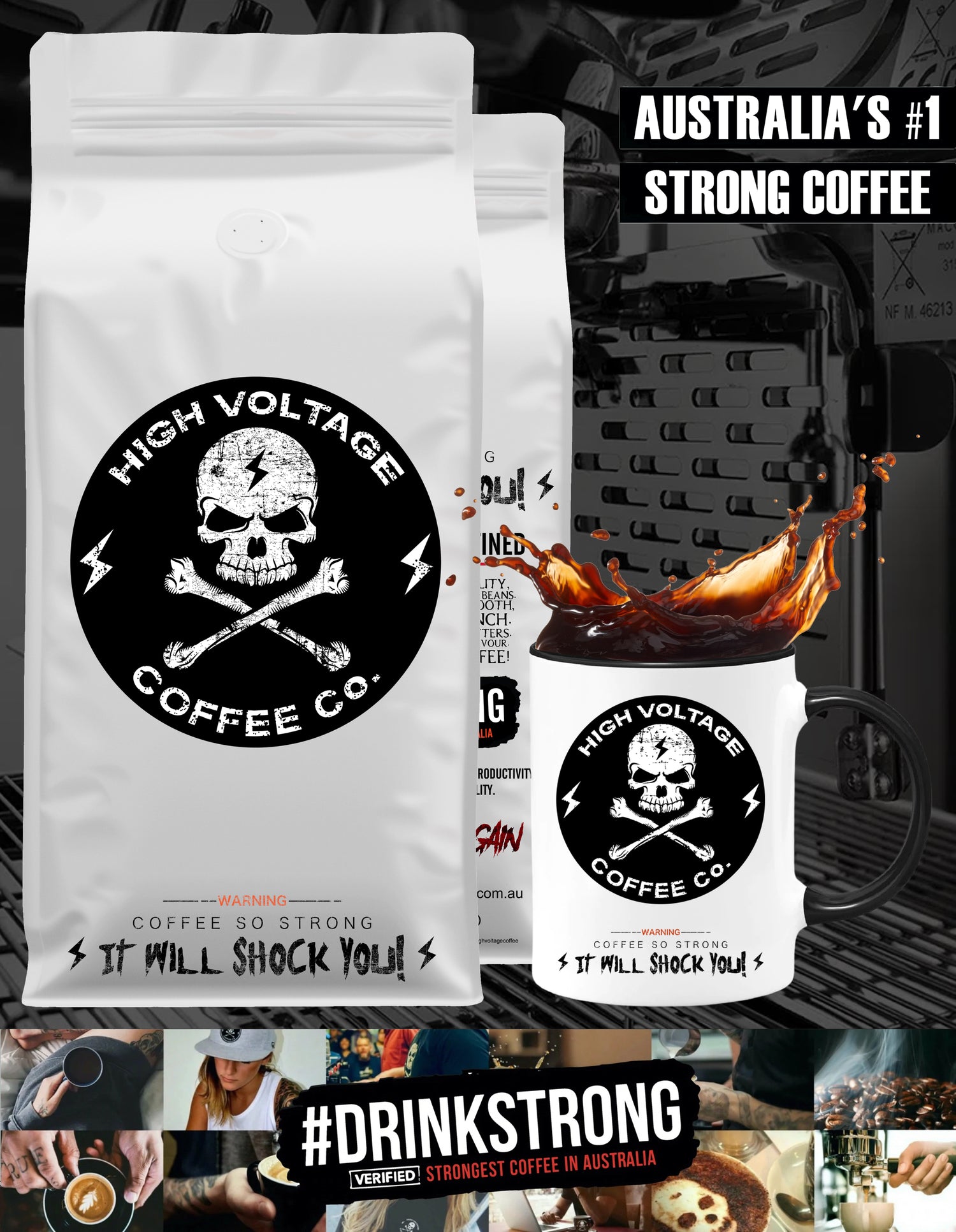Australia's #1 Strong Coffee | High Voltage Coffee Co.