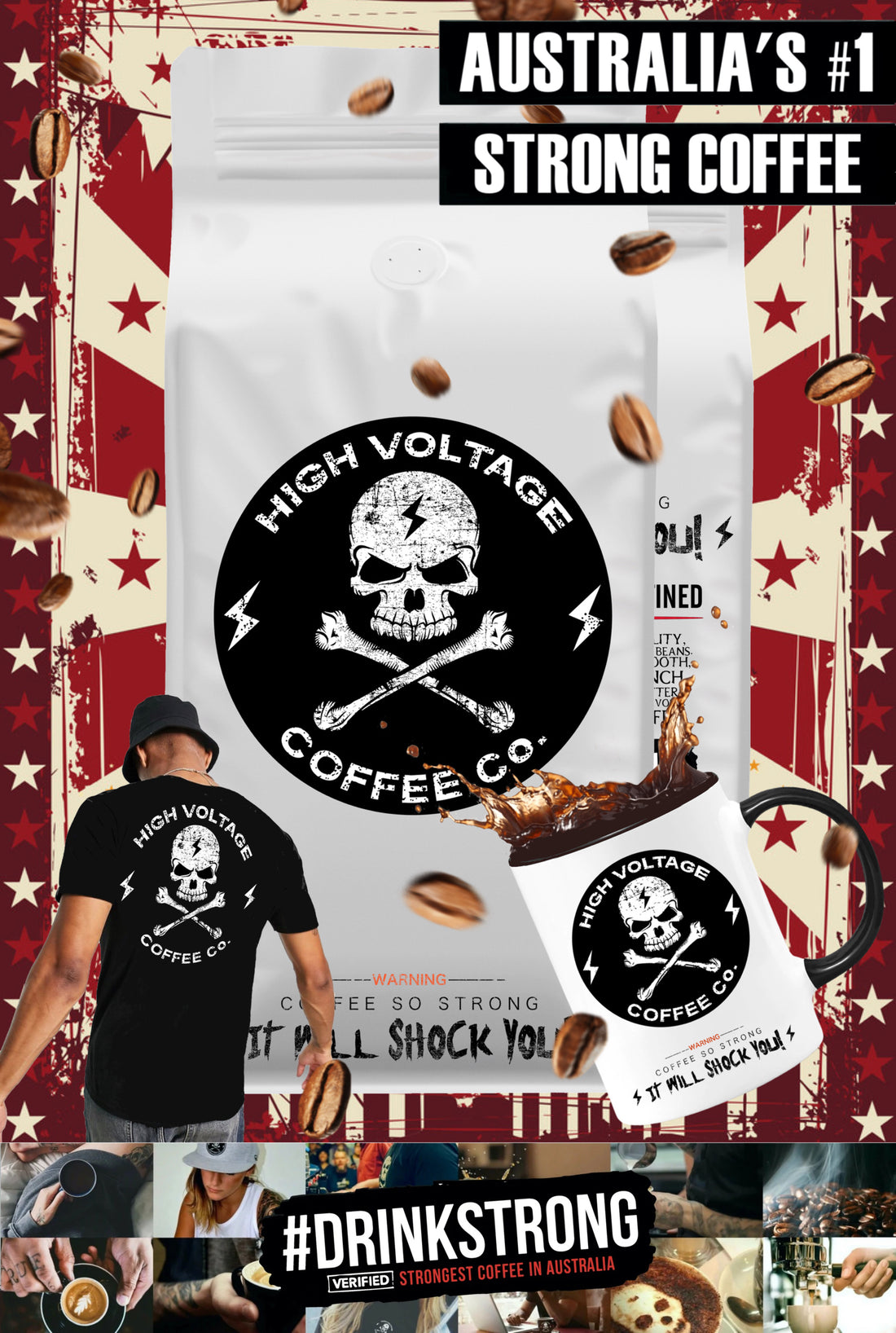 Australia's #1 Strong Coffee | High Voltage Coffee Co.